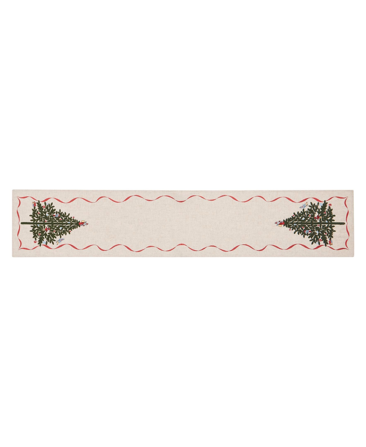 Click here for Spode Holiday Tree Table Runner  14 x 72 - Ivory... prices