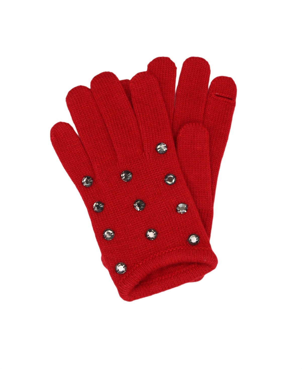 Click here for Portolano Jersey Knit Gloves - Cherry Red prices