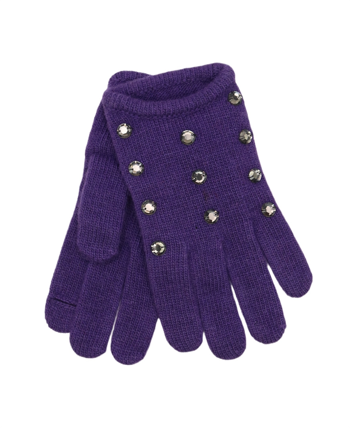 Click here for Portolano Jersey Knit Gloves - Sk Purple prices