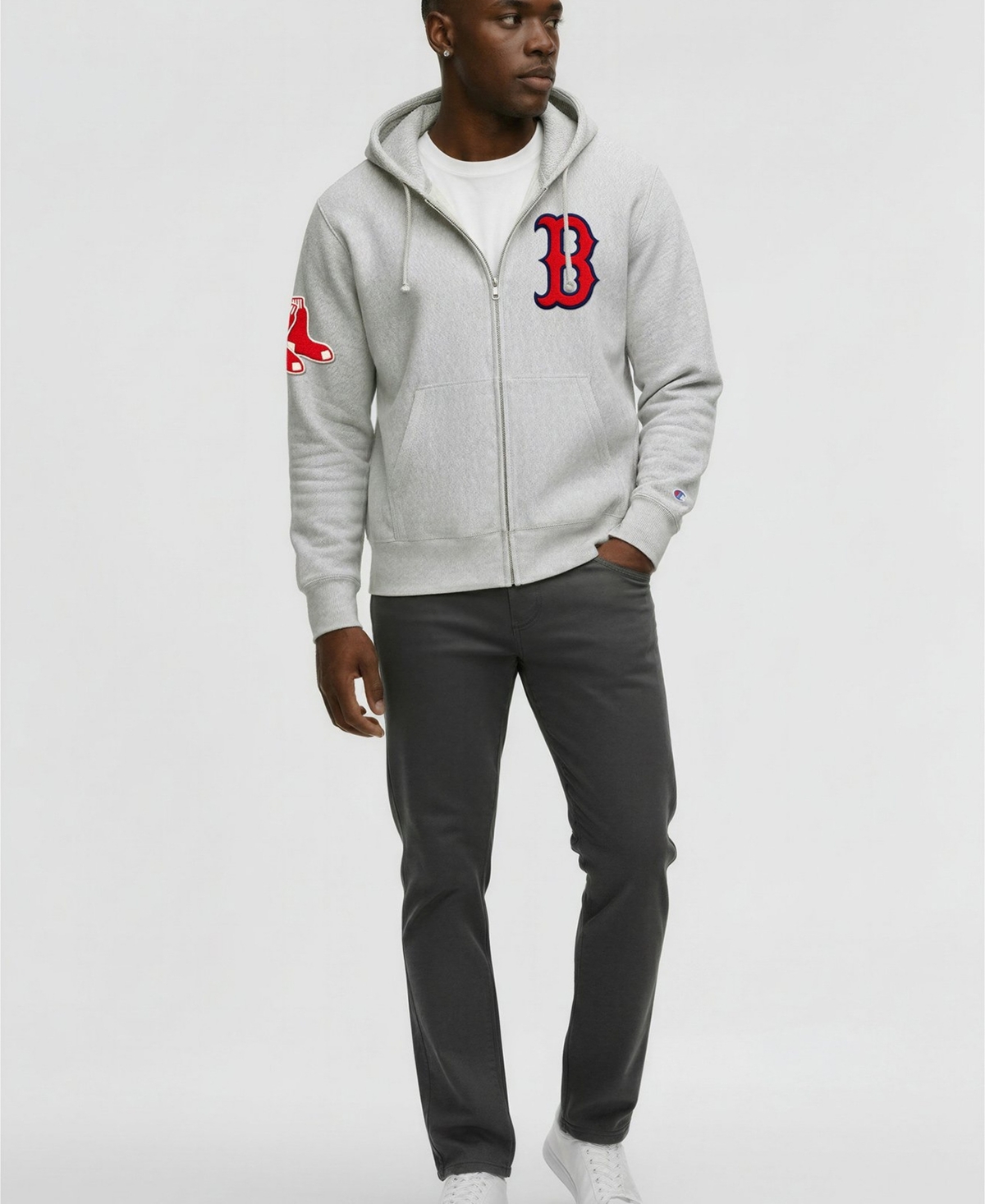 Click here for Champion Mens Boston Red Sox Reverse Weave Chenill... prices