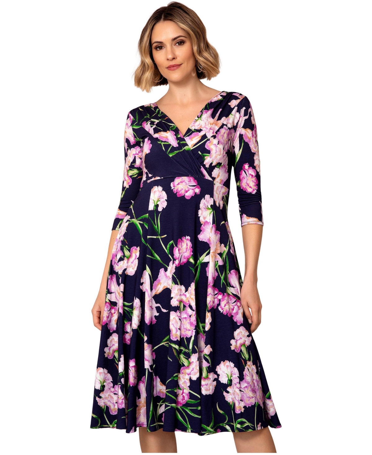 Click here for Alie Street London Womens Annie Fit-Flare Midi Dre... prices