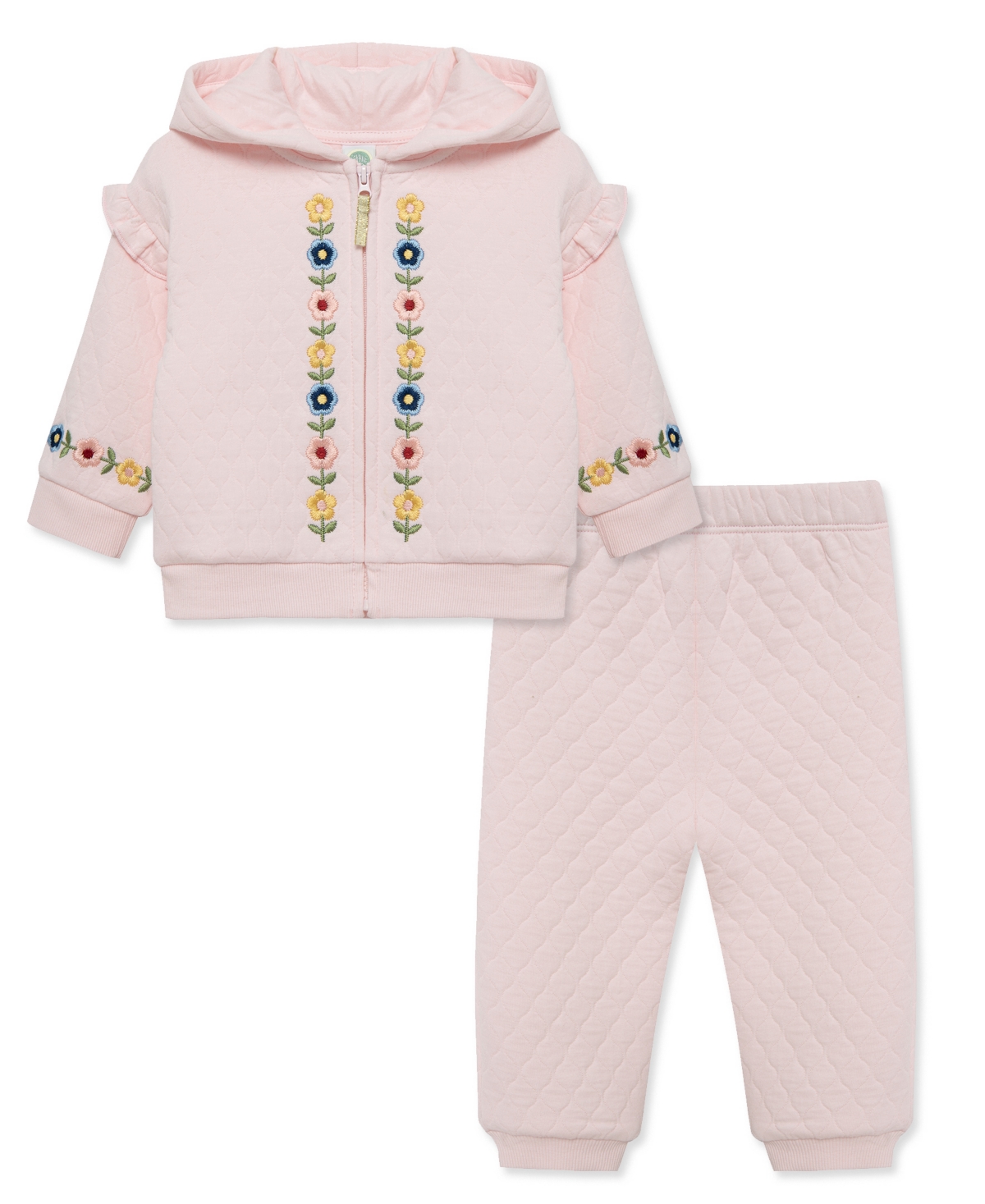 Click here for Little Me Baby Girls Embroidered Hoodie and Pants... prices