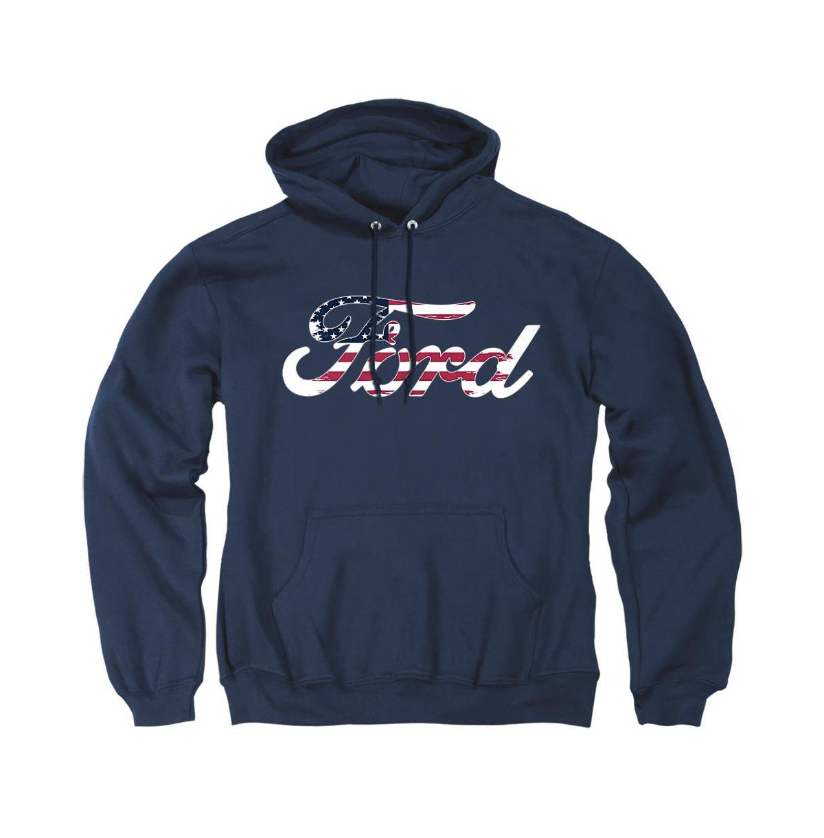 Click here for Mustang Mens Ford Flag Logo Graphic Pull-Over Hood... prices