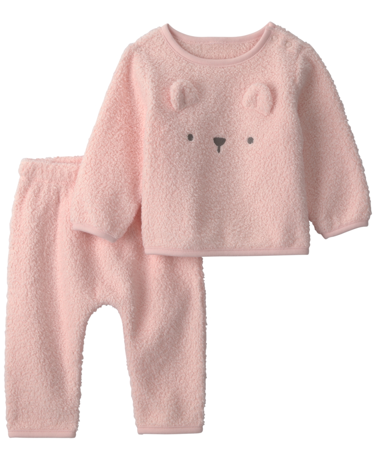 Click here for Carters Baby Girls Bear Fleece Top and Pants  2-Pi... prices