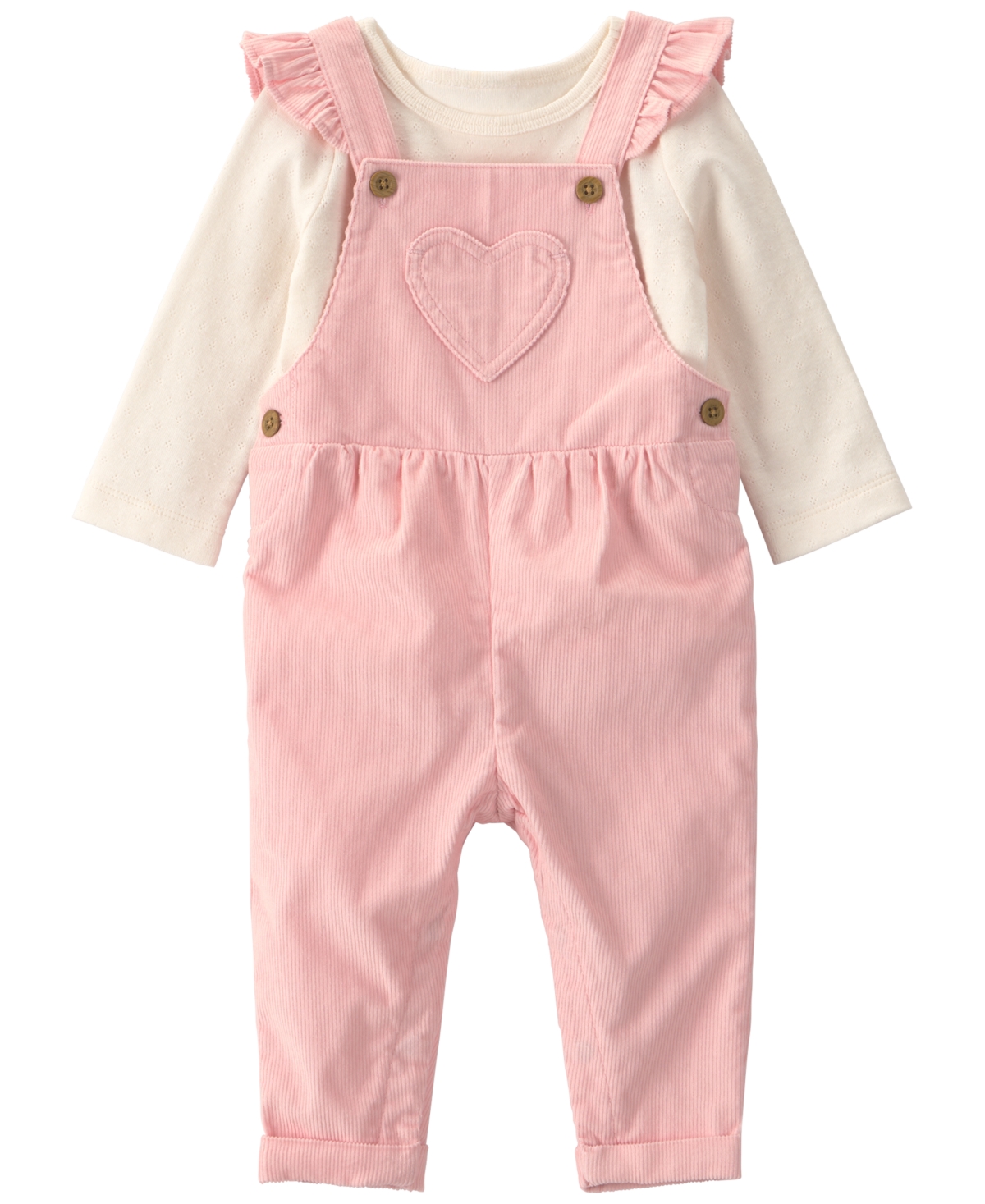 Click here for Carters Baby Girls Crewneck T-Shirt and Heart Cord... prices
