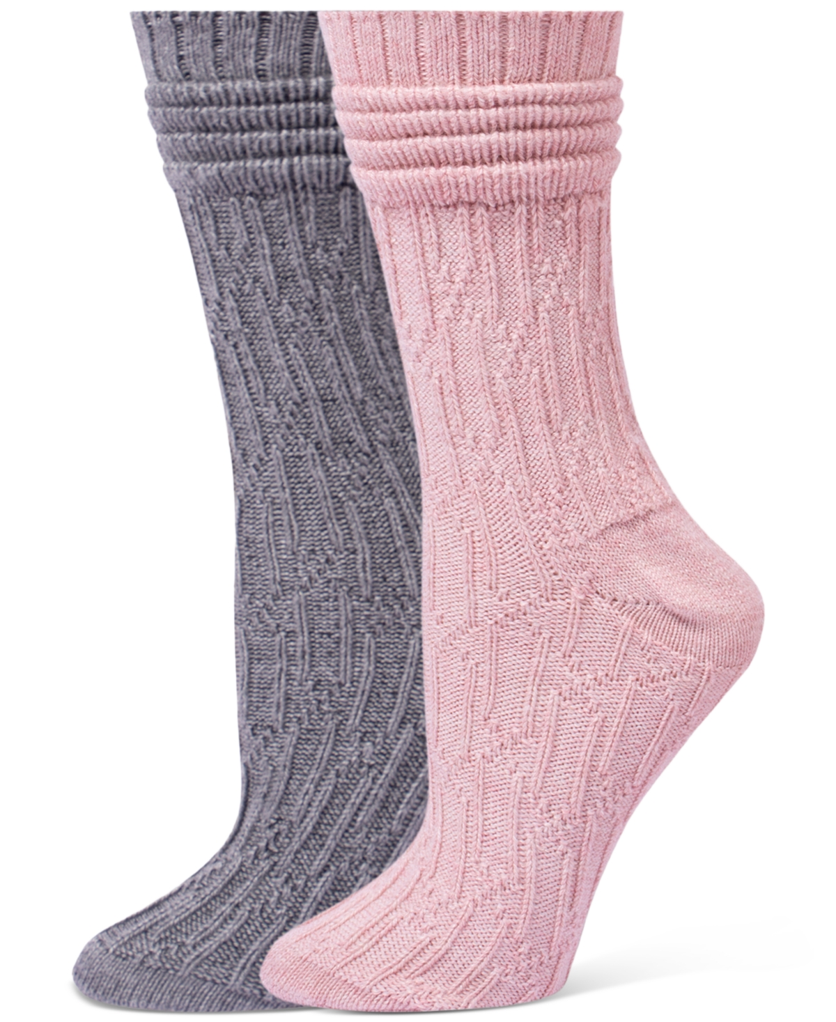 Click here for Hue Womens Bubble Cable Boot Sock 2 Socks  2-Pack... prices