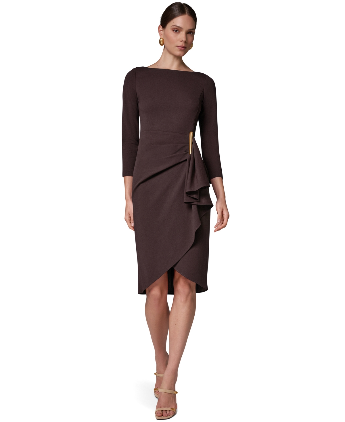 Click here for Donna Karan New York Womens Long-Sleeve Boat-Neck... prices