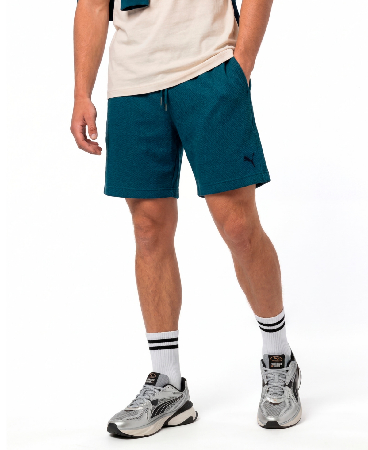 Click here for Puma Mens Relaxed-Fit Shorts  8 Inseam - Midnight... prices