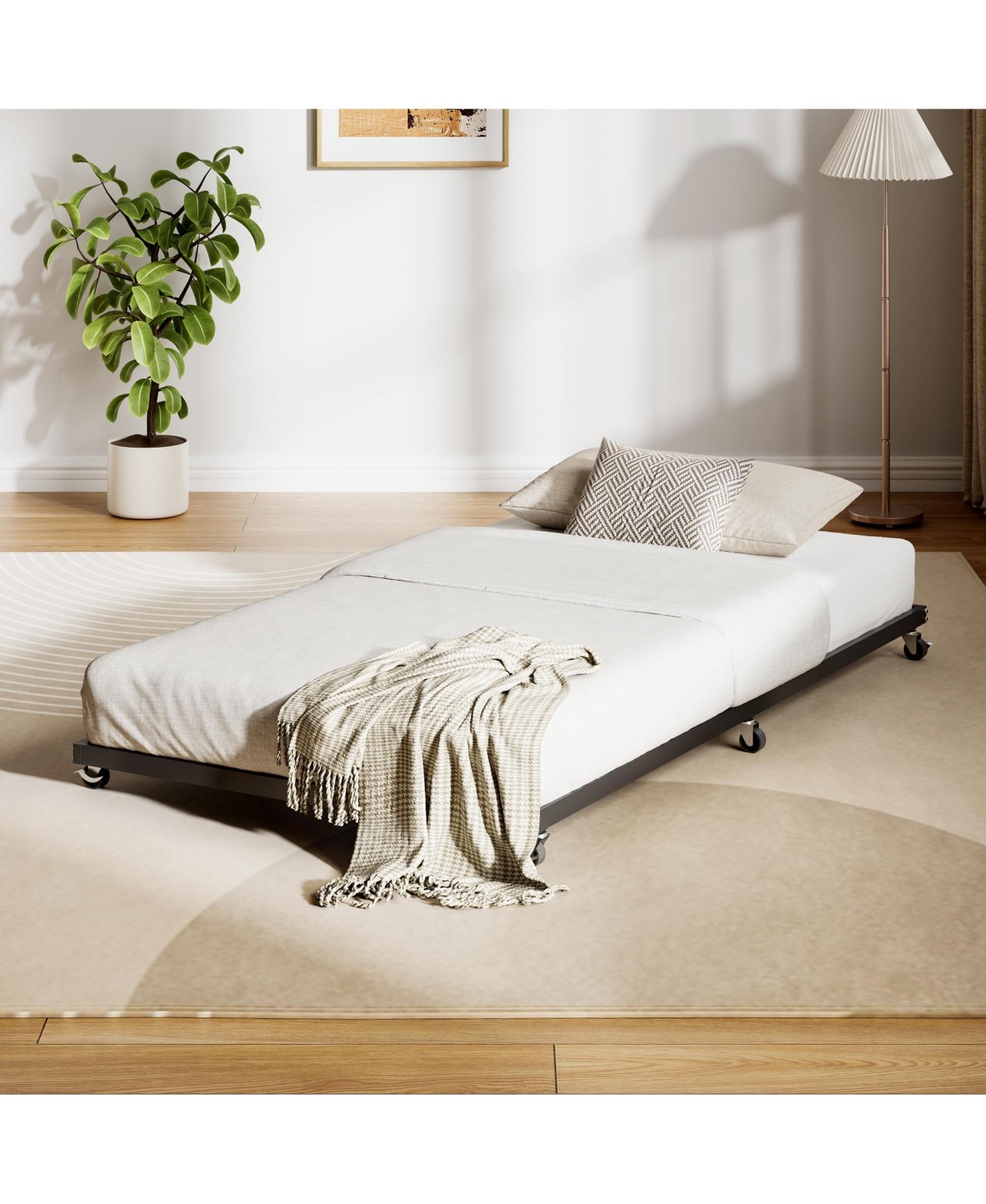 Click here for homfan Twin Metal Sofa Bed with Pull Out Lower Bed... prices
