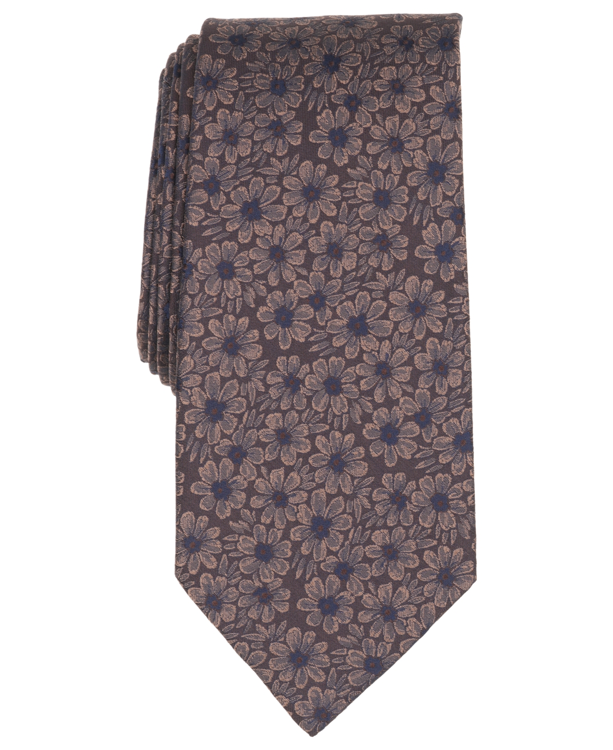Click here for Michael Kors Mens Hubert Floral Classic Tie - Choc... prices