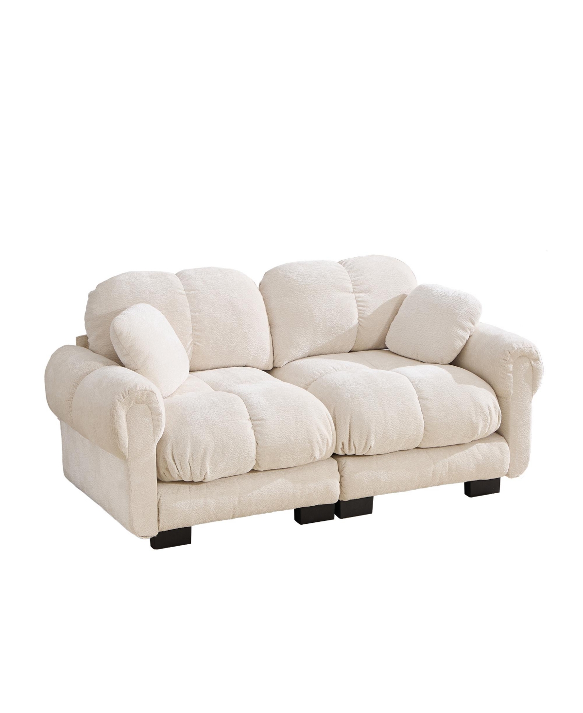 Click here for Clihome Chenille Cloud Loveseat Sofa with exquisit... prices