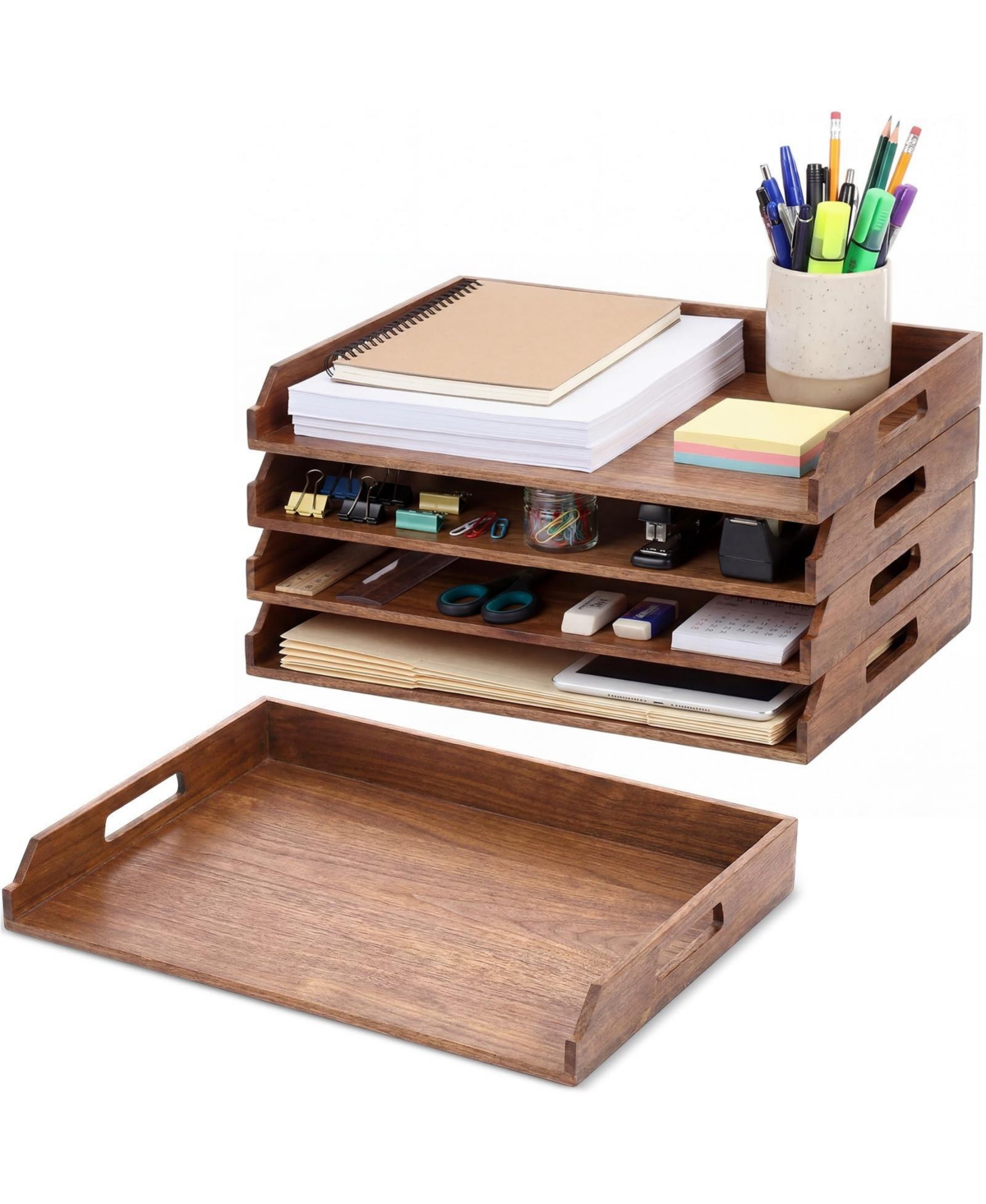 Click here for Danrong Stackable Paper Tray Desk Organizer Docume... prices