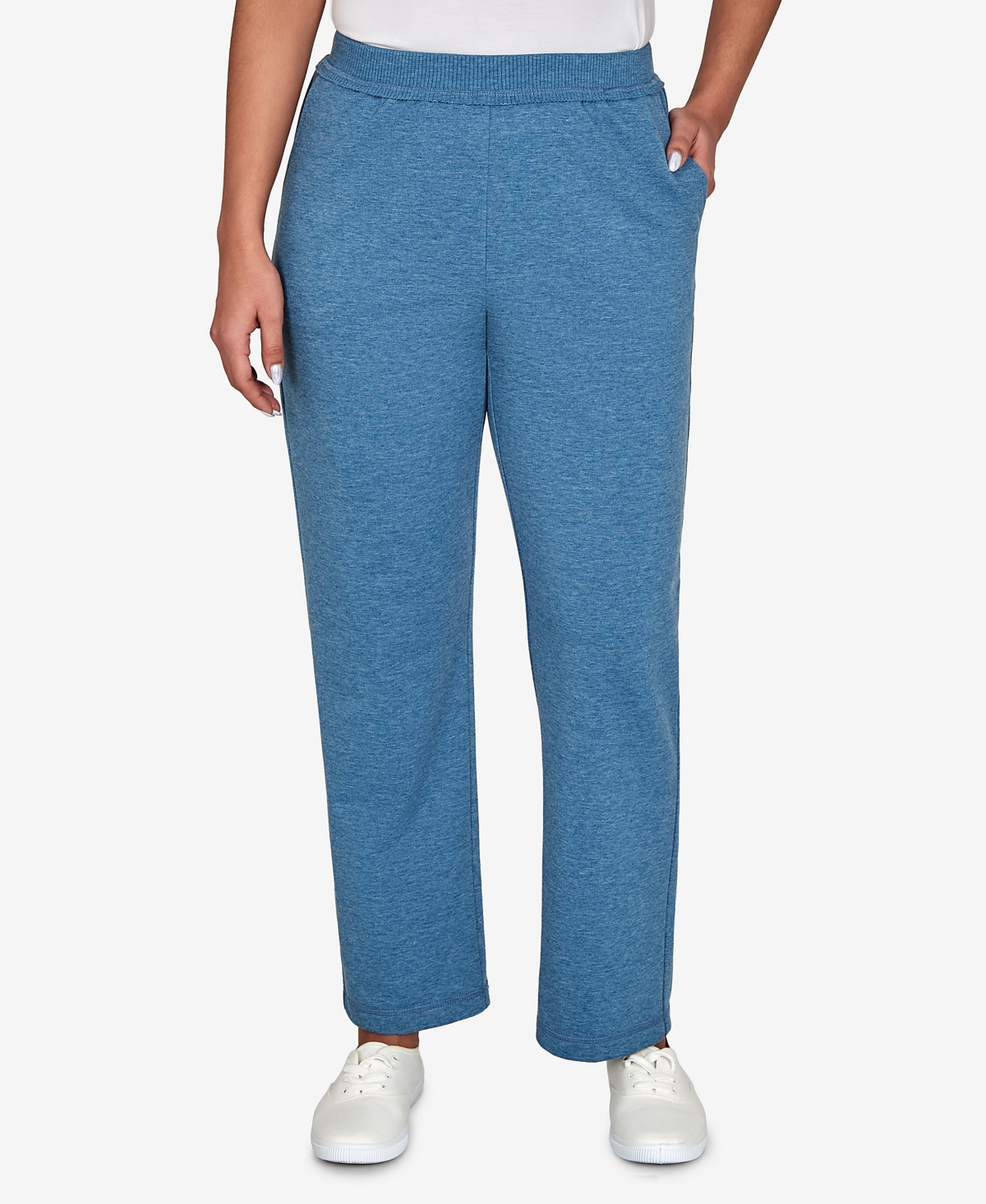 Click here for Alfred Dunner Petite Pull-On Straight-Leg Pants -... prices