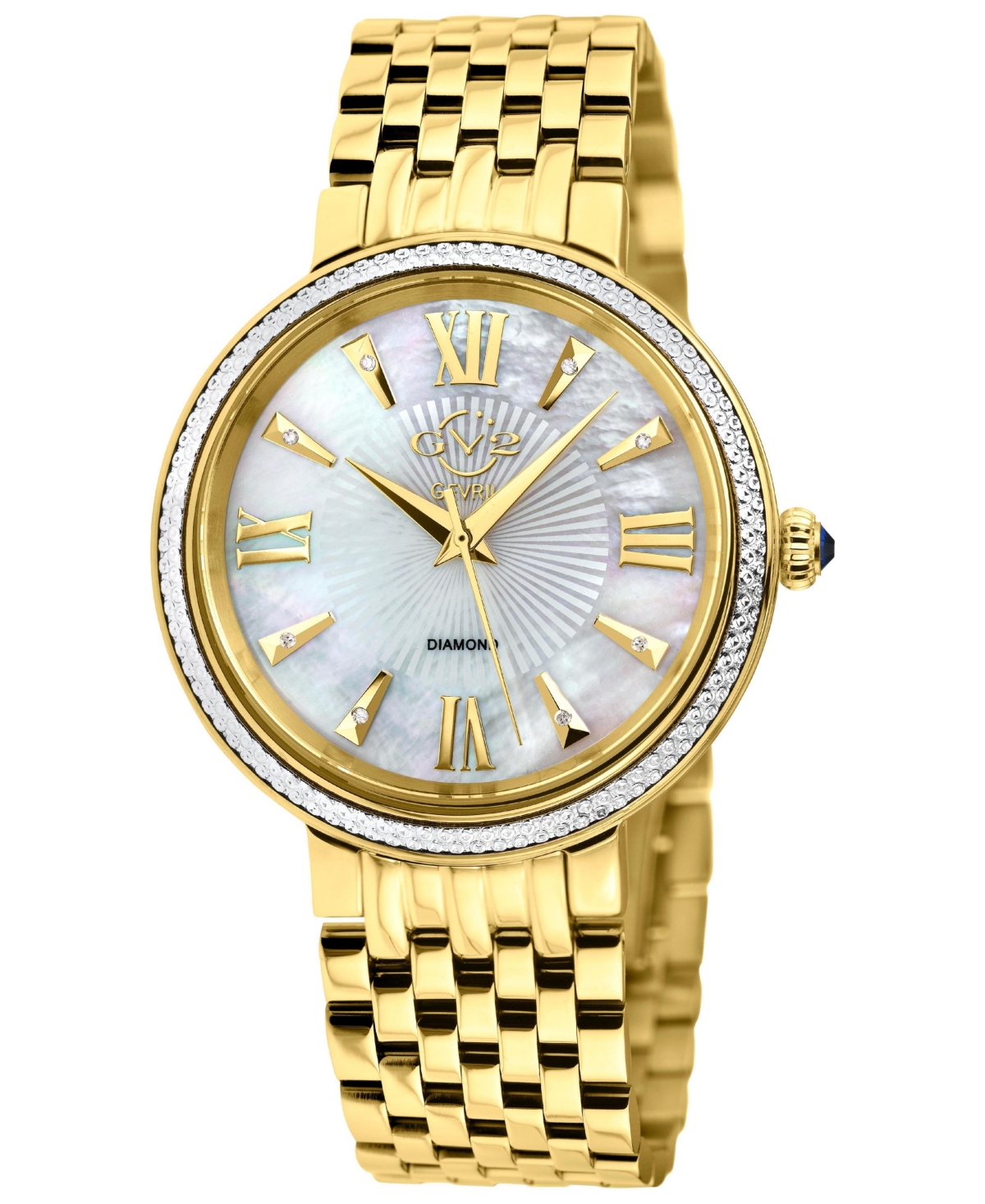 Click here for GV2 by Gevril Womens Genoa Swiss Quartz Ip Gold St... prices