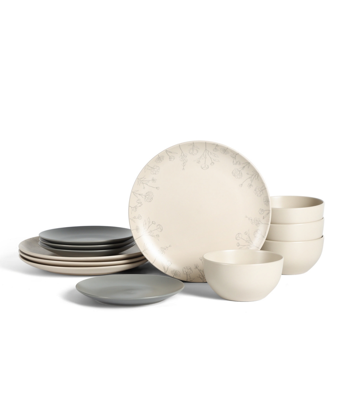 Click here for Stone Lain Camelia 12-Piece Dinnerware Set  Servic... prices