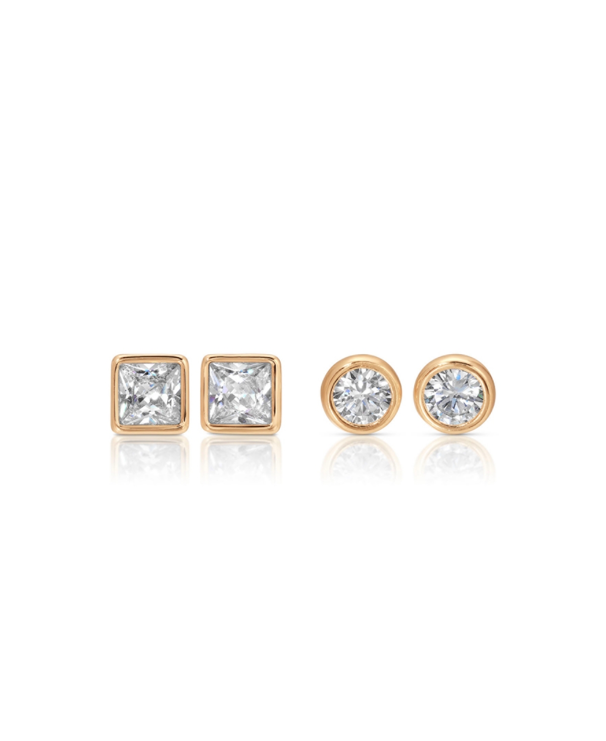 Click here for Ettika Classic Pairs Crystal Stud Set - Gold prices