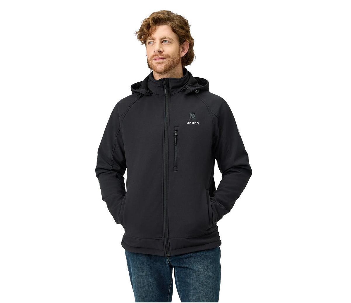 Click here for ororo Mens 4-Zone Heated Jacket - Black prices