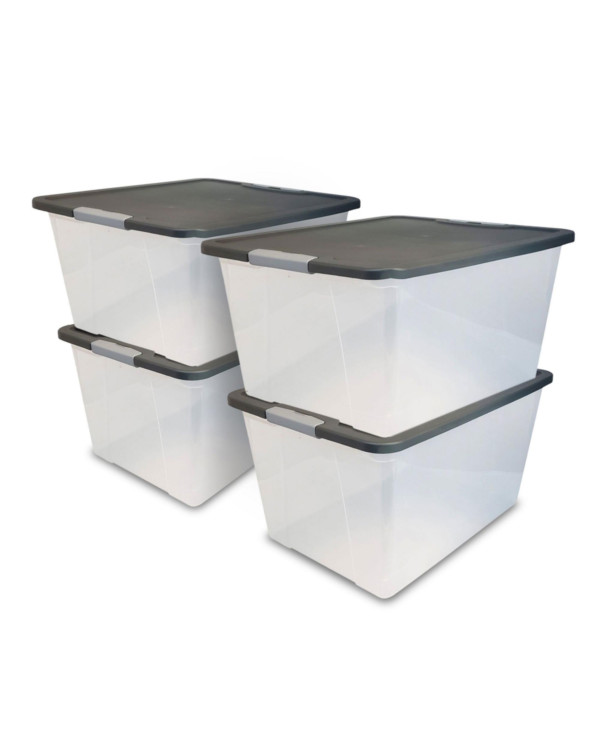 Click here for Homz 64 Qt Secure Latching Large Clear Plastic Sto... prices
