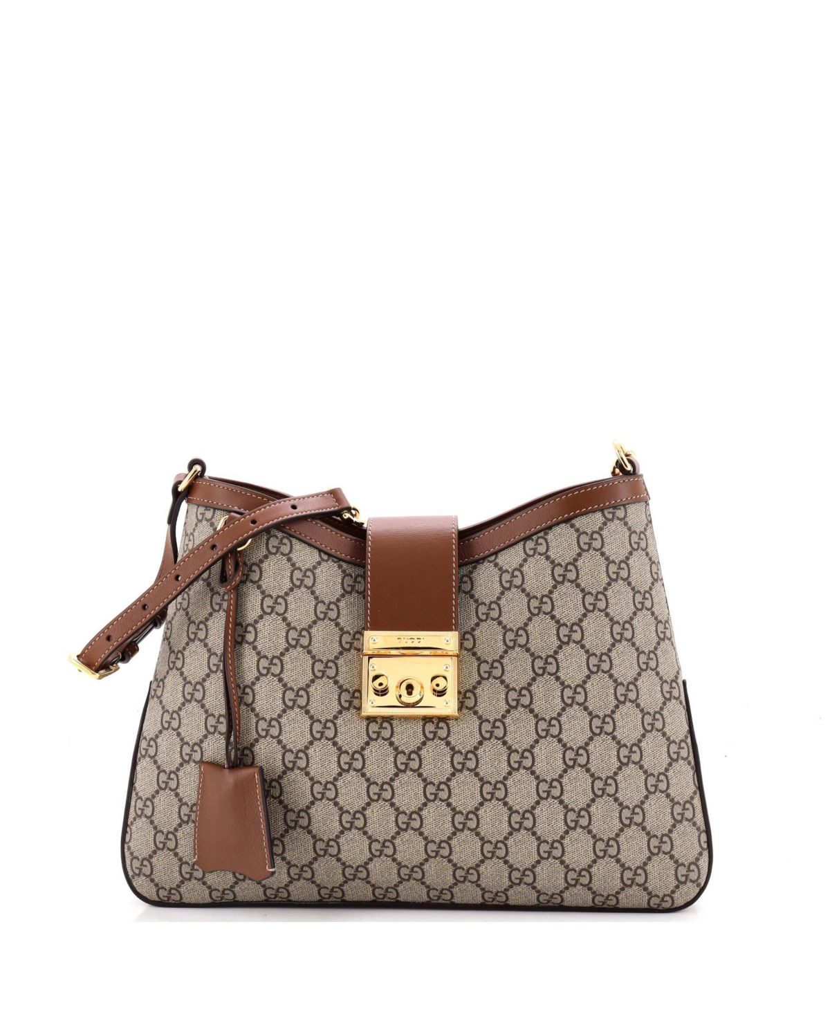 Click here for Pre-Owned Gucci Medium Padlock Chain Shoulder Bag... prices