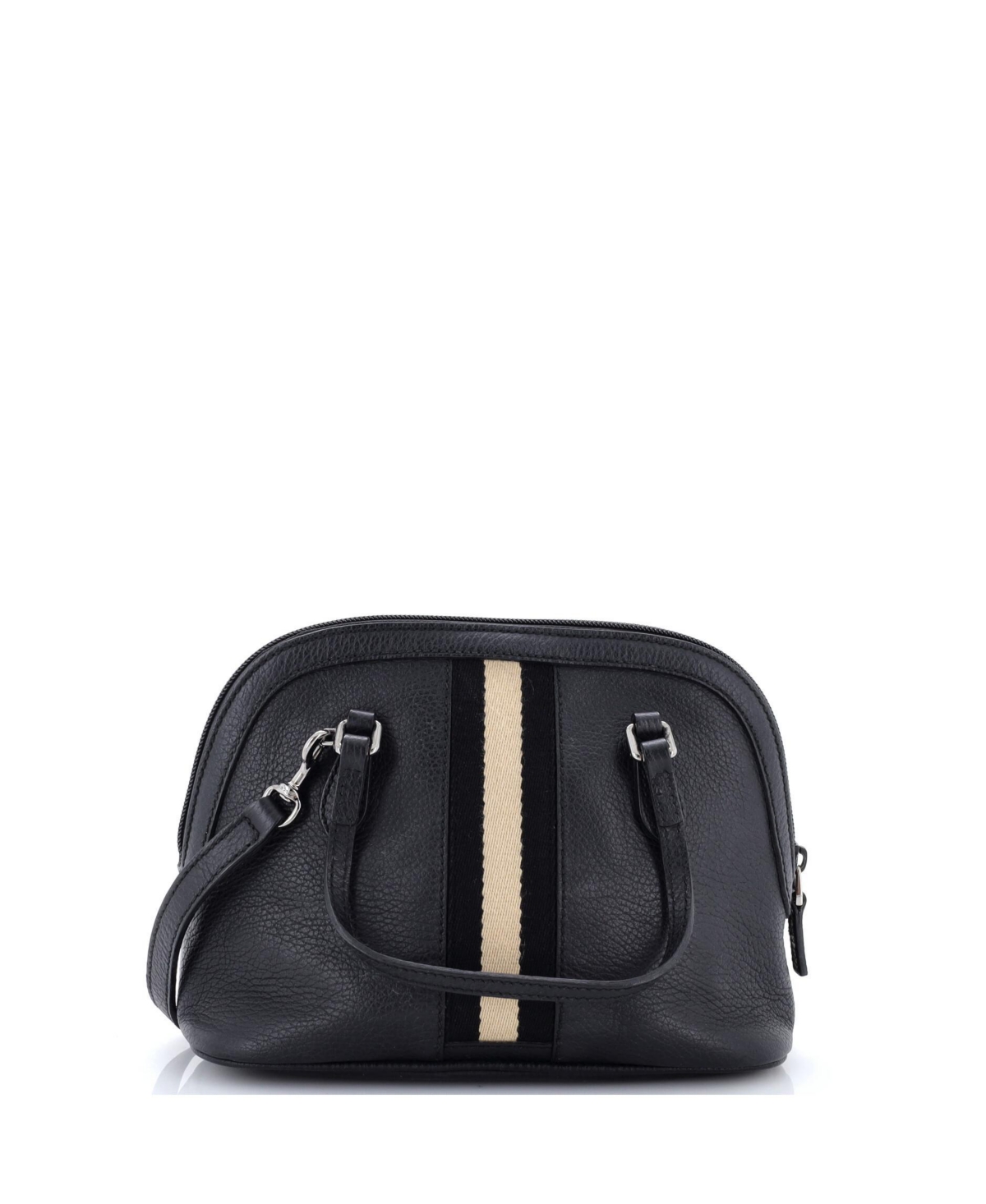 Click here for Pre-Owned Gucci Mini Web Convertible Dome Satchel... prices