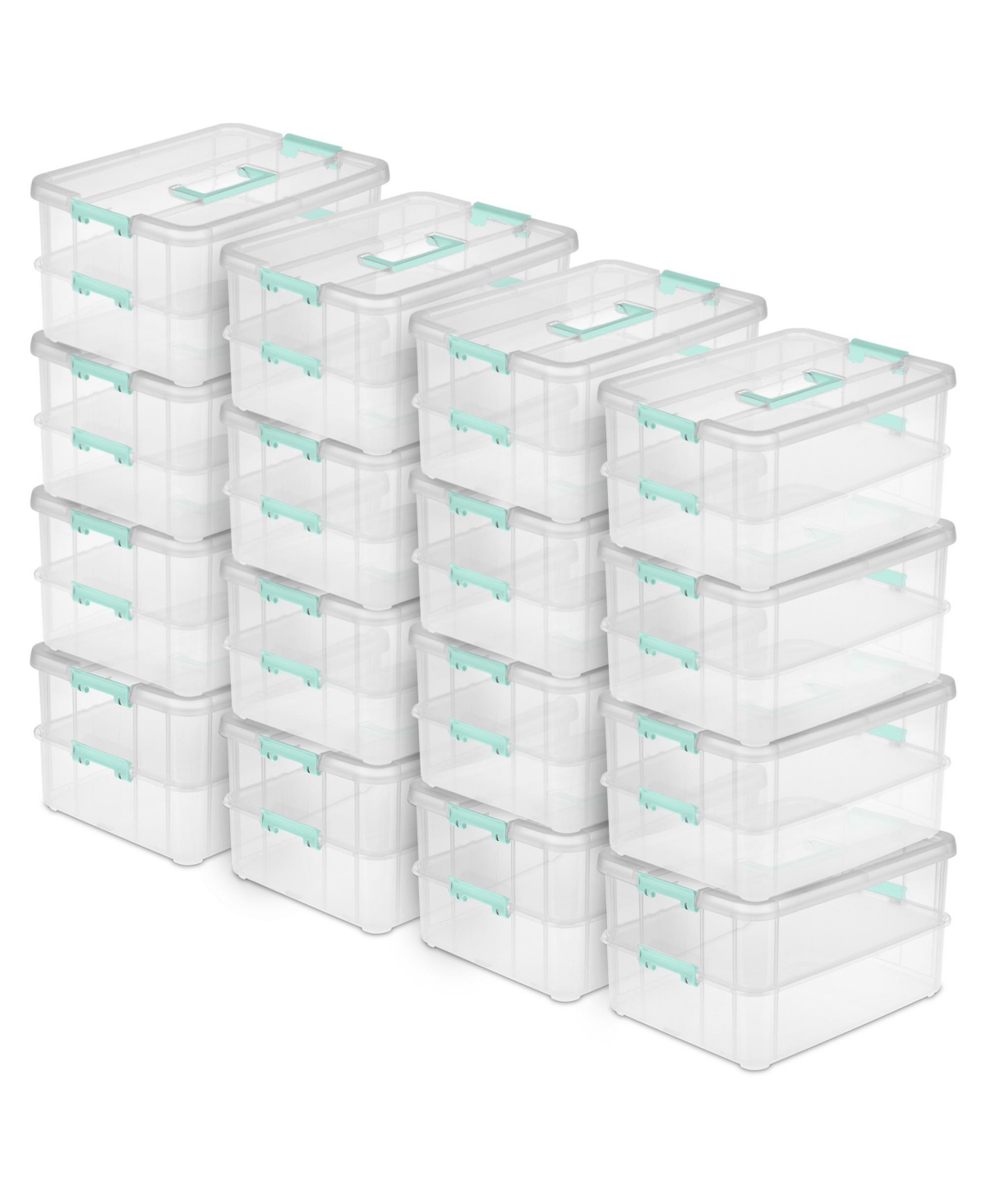 Click here for Sterilite Convenient Home 2-Tier Layer Stack Carry... prices