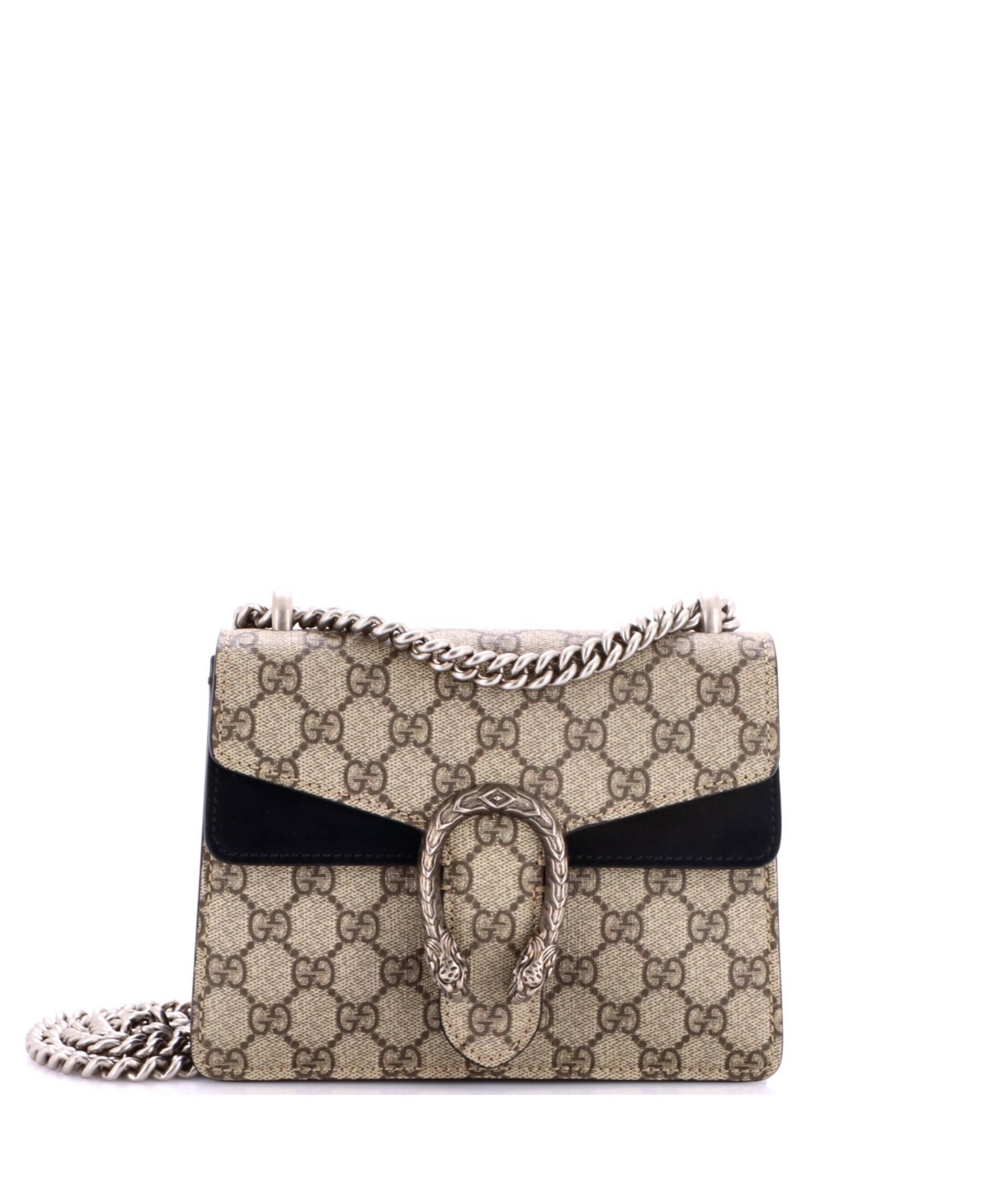 Click here for Pre-Owned Gucci Mini Dionysus Bag Gg Coated Canvas... prices