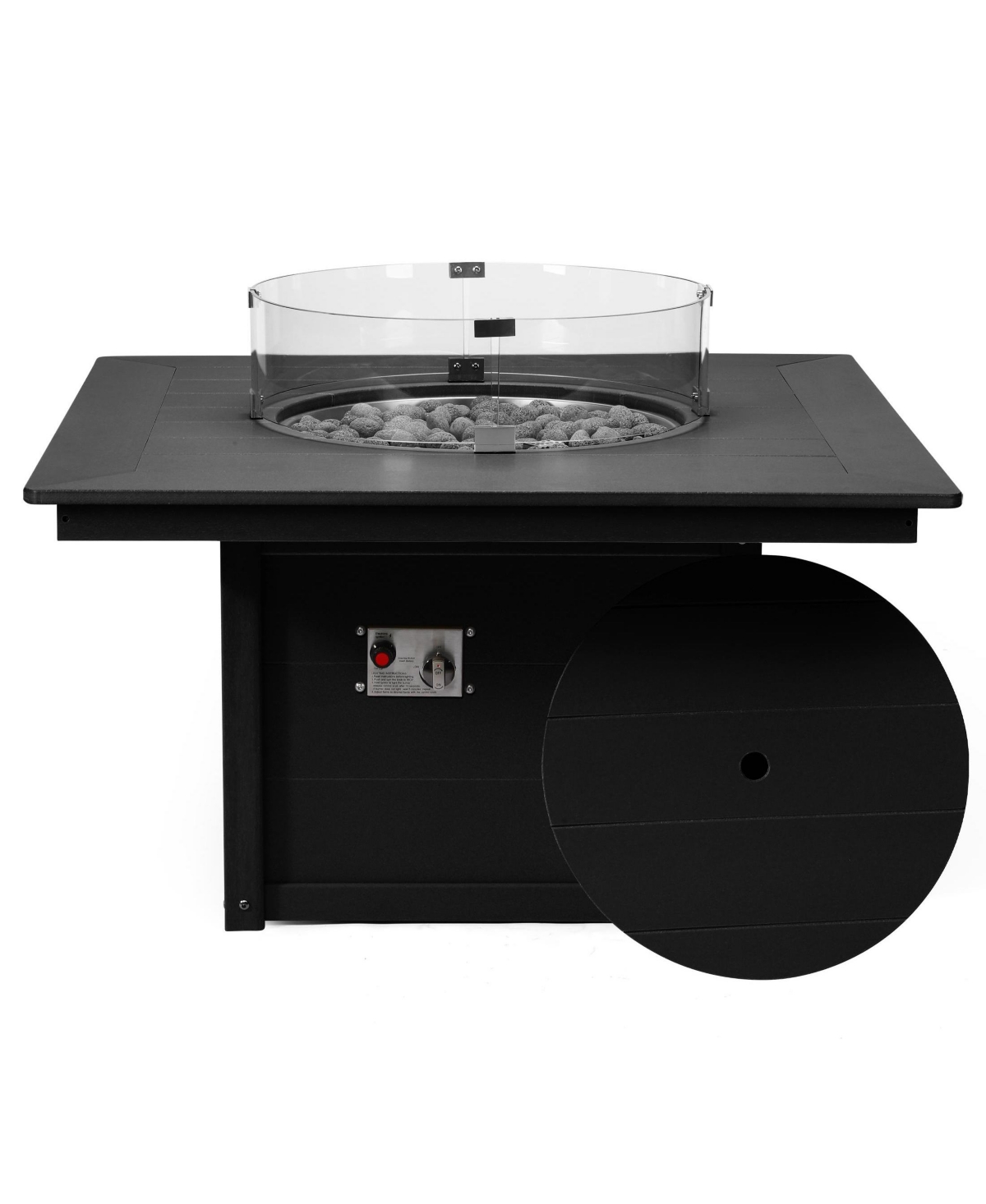 Click here for WestinTrends 42 Modern Outdoor Patio Propane Squar... prices