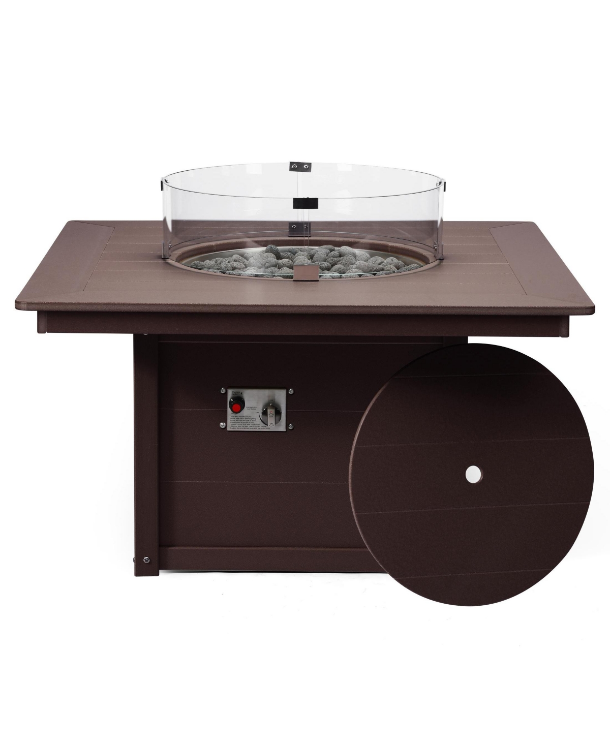 Click here for WestinTrends 42 Modern Outdoor Patio Propane Squar... prices