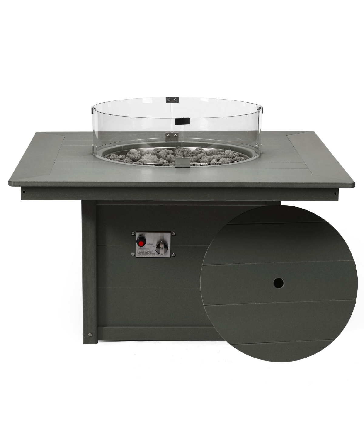 Click here for WestinTrends 42 Modern Outdoor Patio Propane Squar... prices