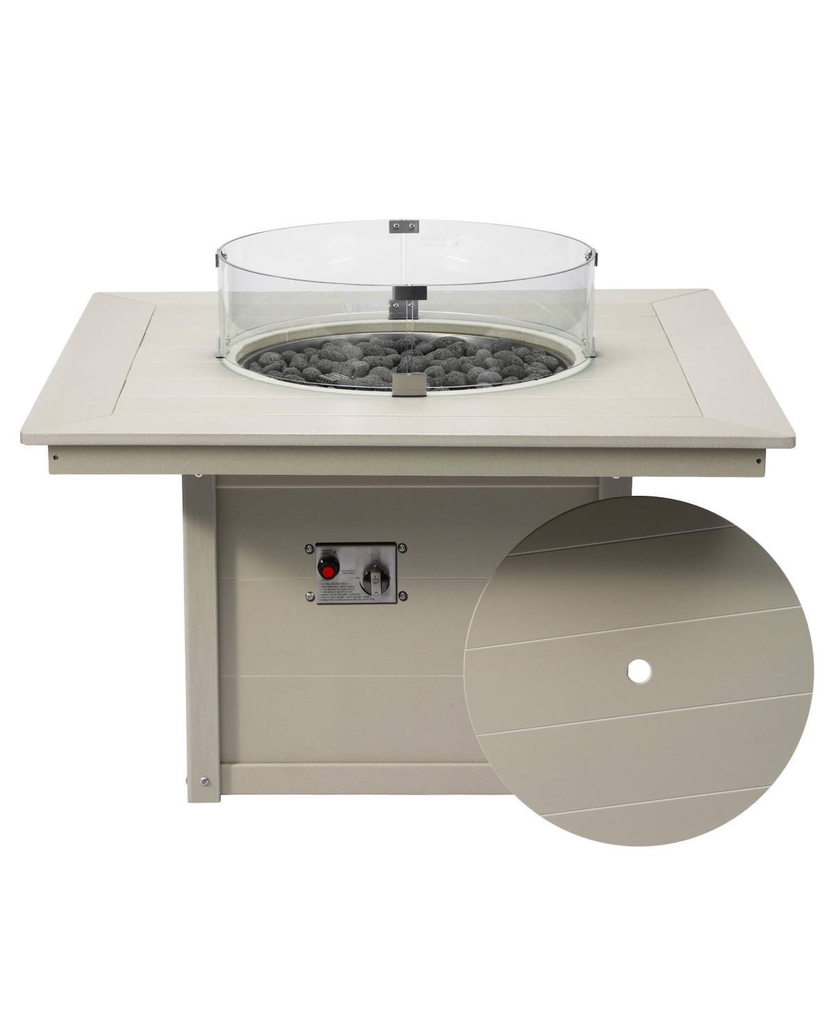Click here for WestinTrends 42 Modern Outdoor Patio Propane Squar... prices