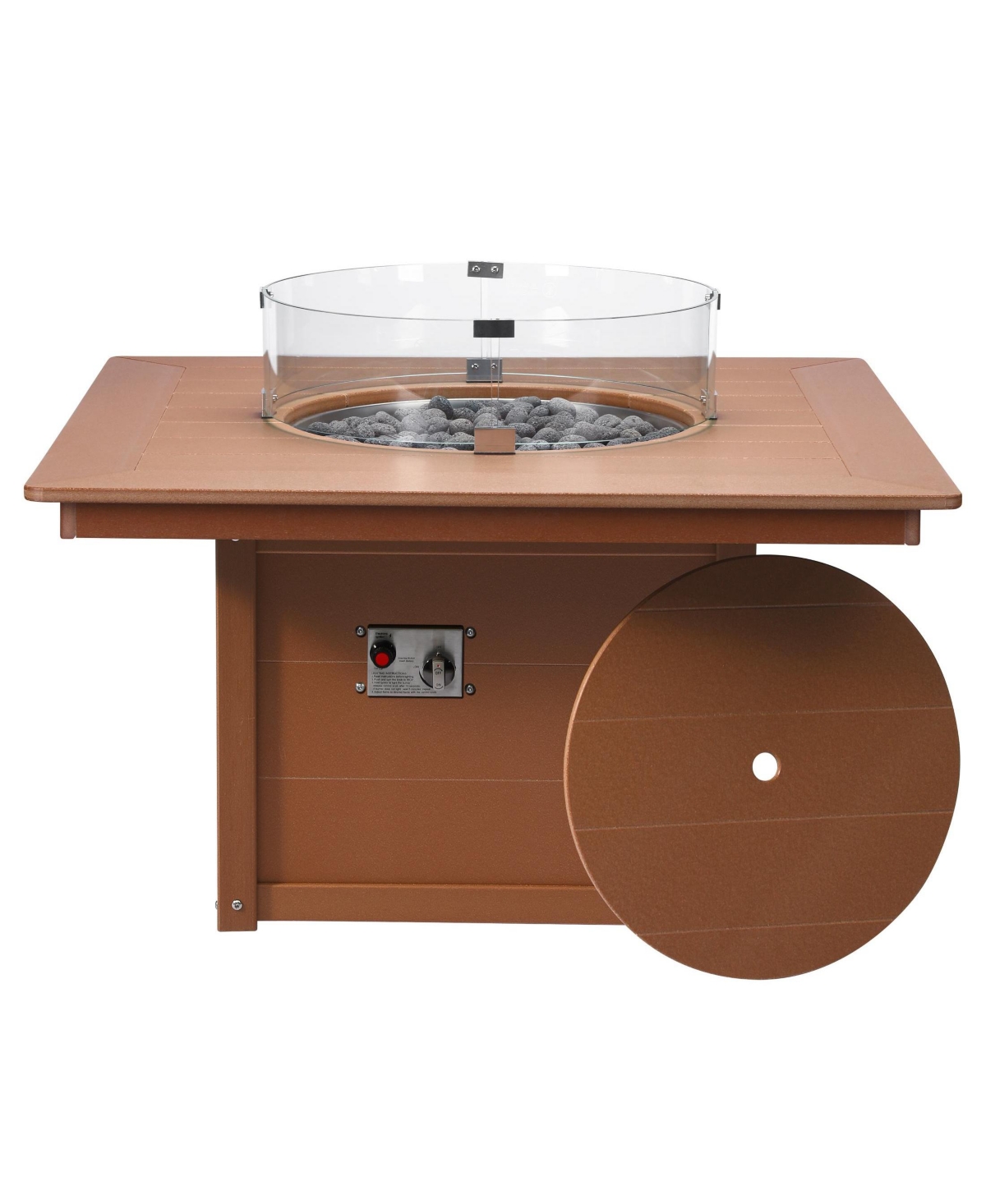 Click here for WestinTrends 42 Modern Outdoor Patio Propane Squar... prices