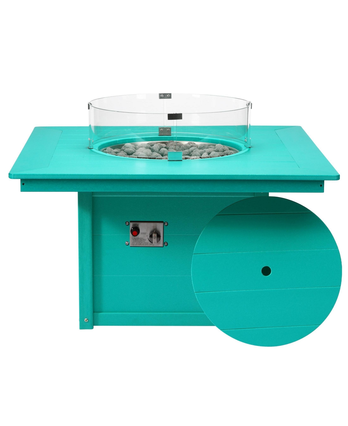 Click here for WestinTrends 42 Modern Outdoor Patio Propane Squar... prices