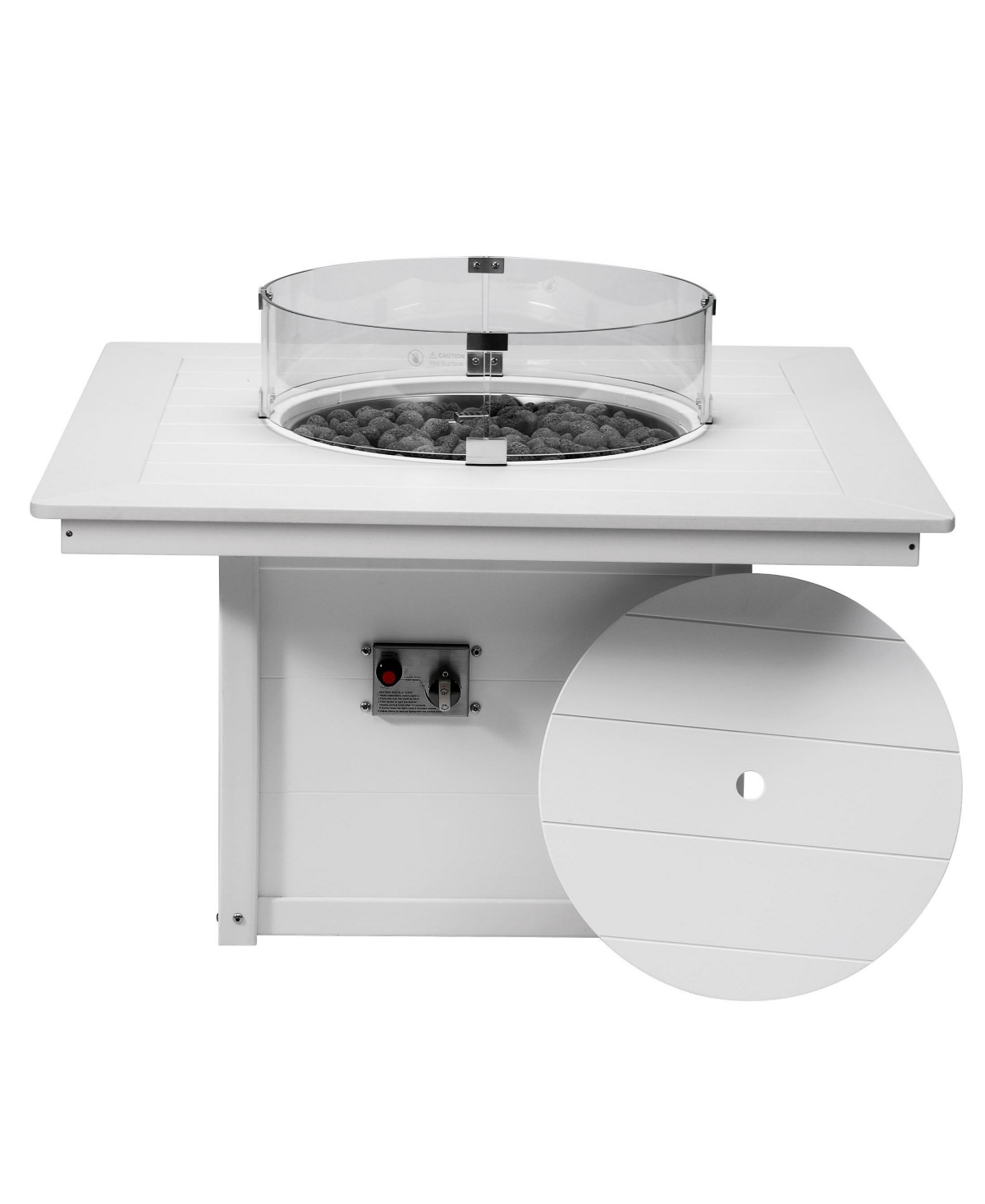 Click here for WestinTrends 42 Modern Outdoor Patio Propane Squar... prices