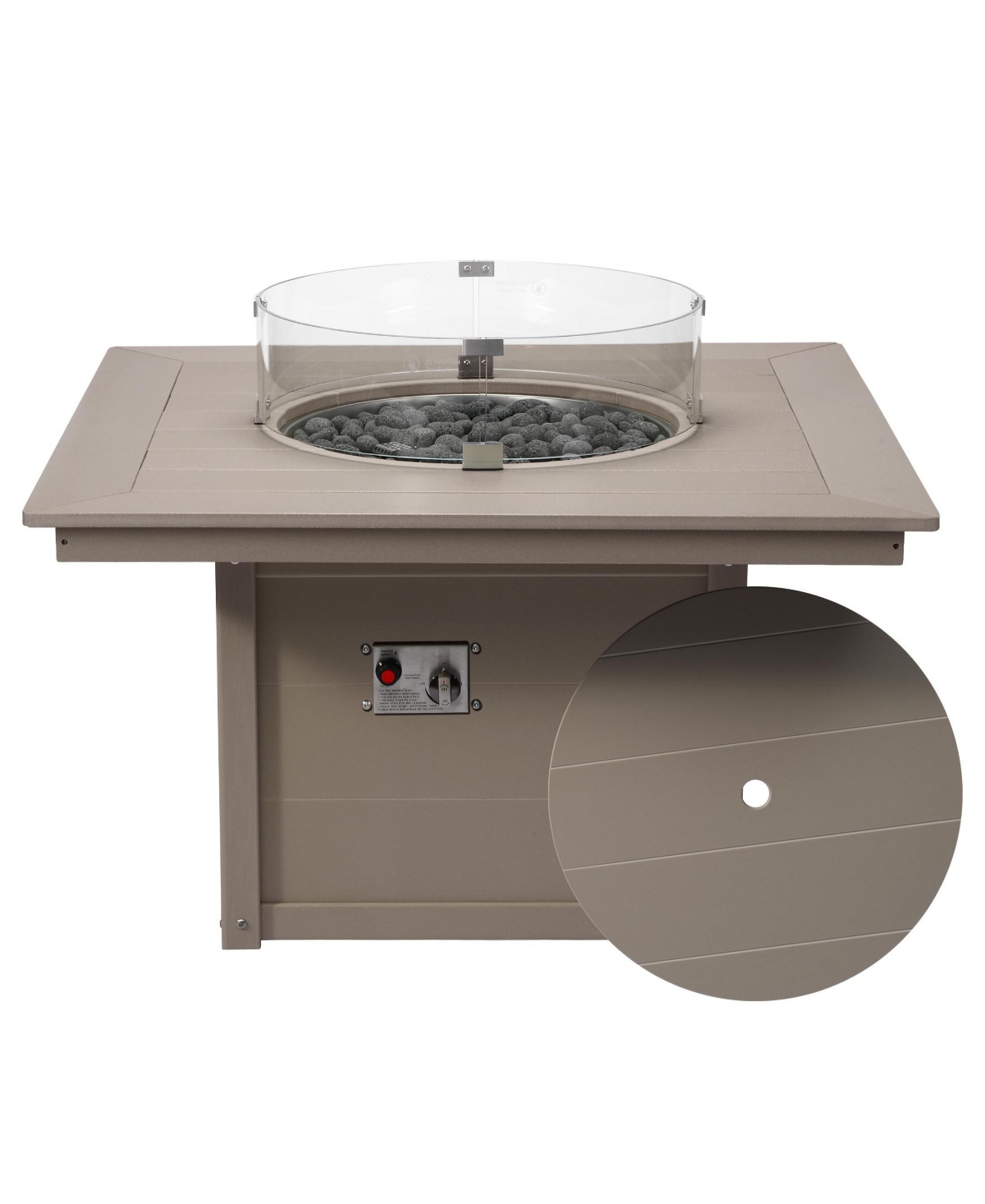Click here for WestinTrends 42 Modern Outdoor Patio Propane Squar... prices