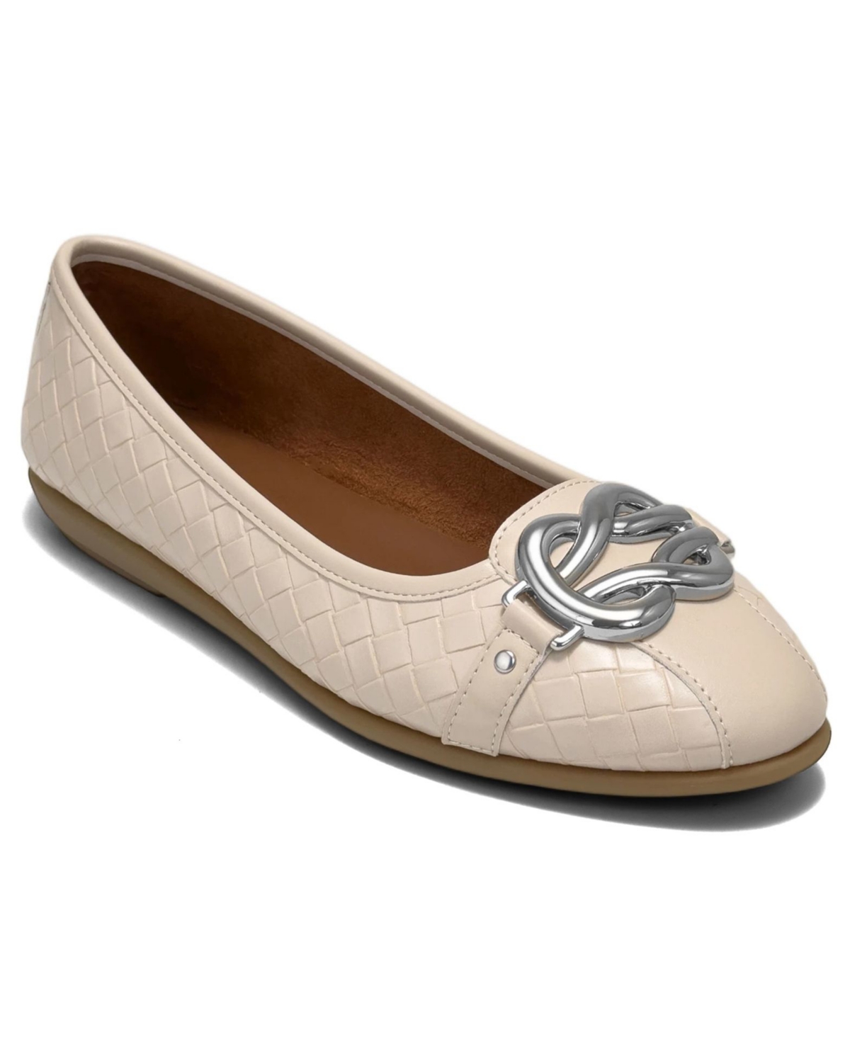 Click here for Aerosoles Womens Big Bet Ballet Flats - Stone Wove... prices