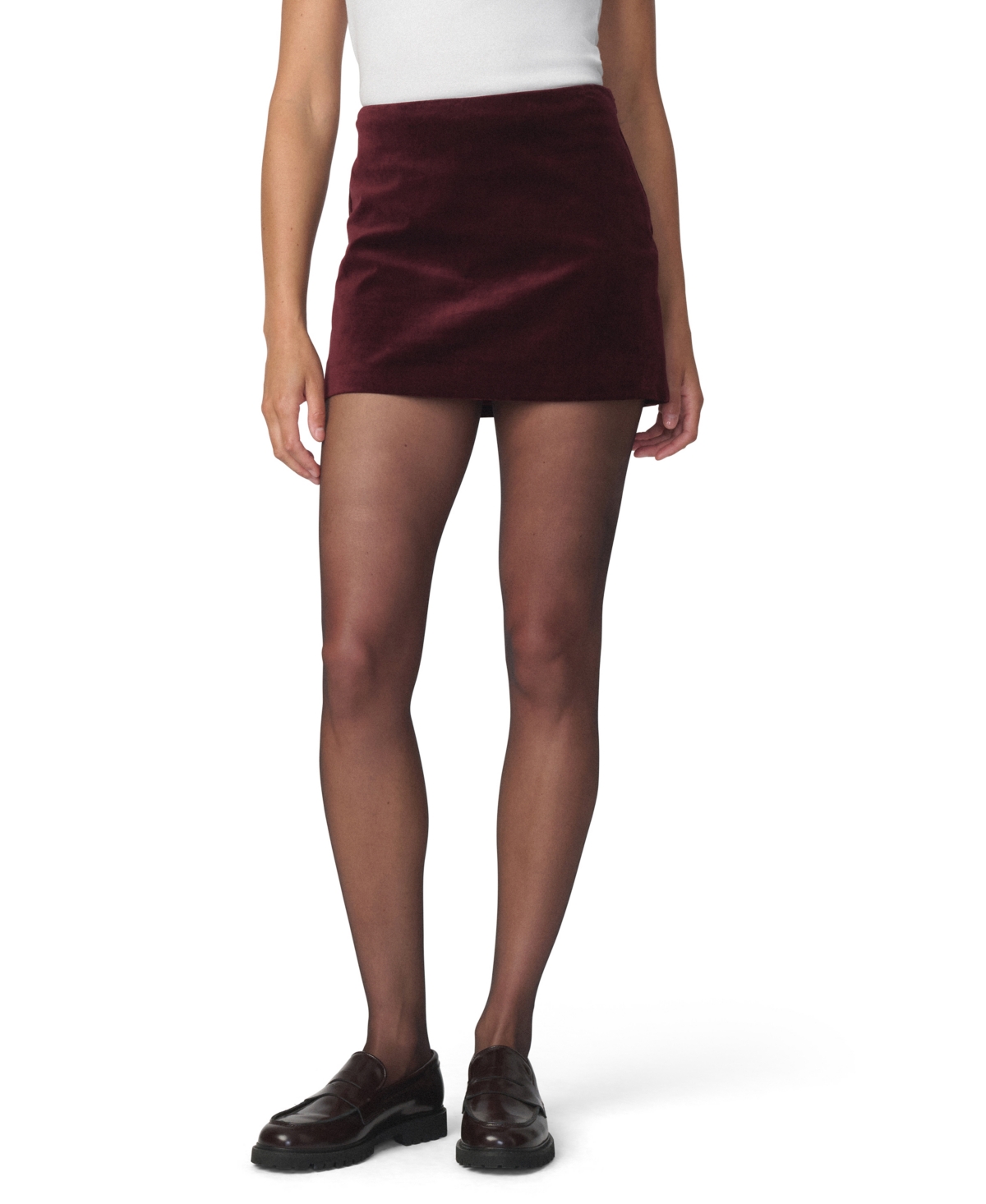 Click here for Joes Jeans Womens Velveteen Mini A-Line Skirt - Ca... prices