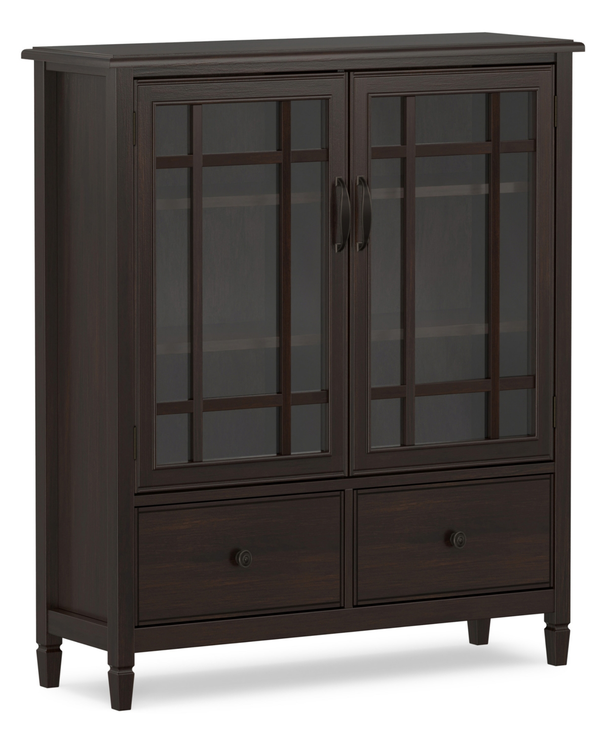 Click here for Barker Tall Storage Cabinet - Dark Chestnut Brown prices