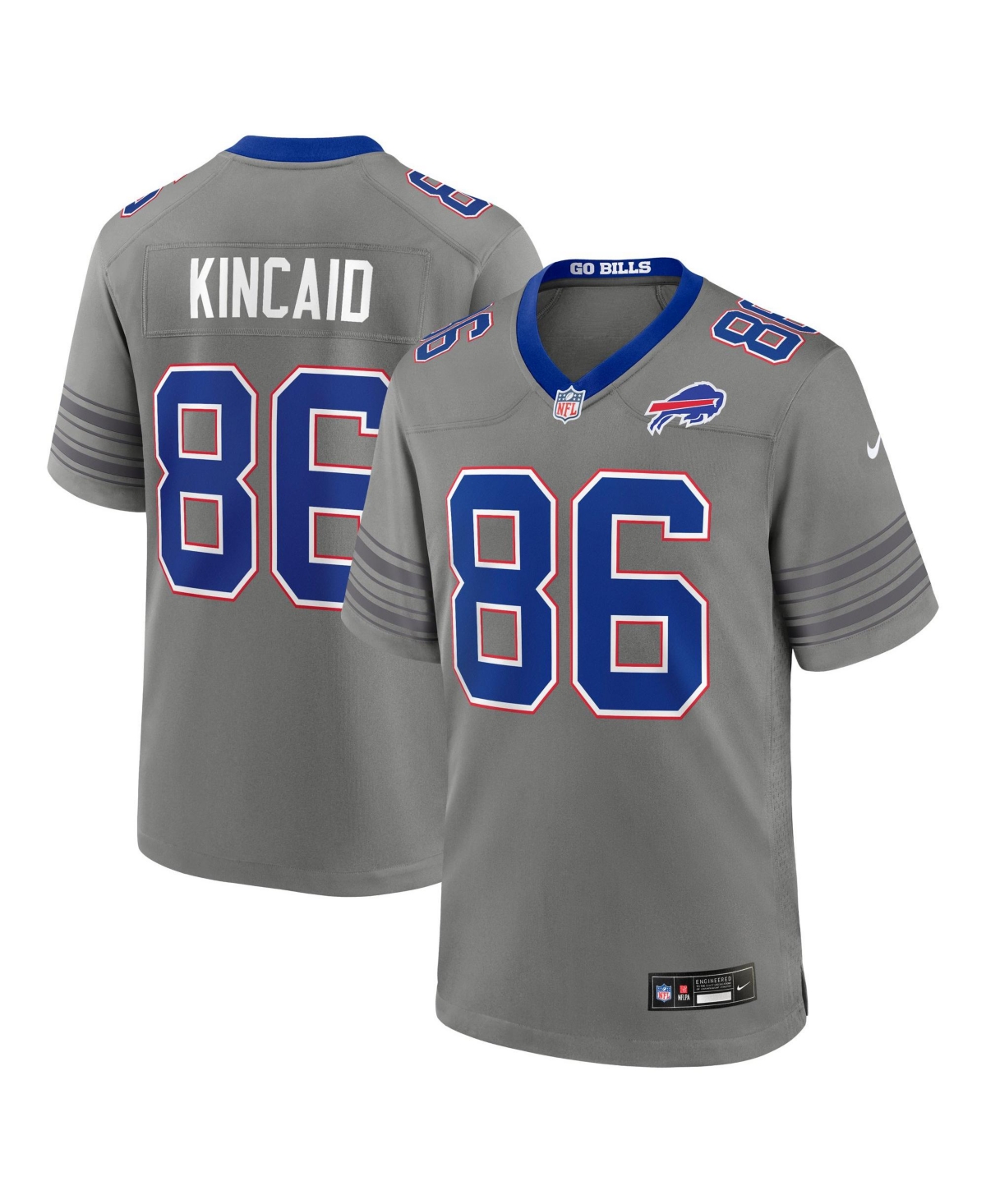 Click here for Nike Mens Dalton Kincaid Gray Buffalo Bills Nickel... prices