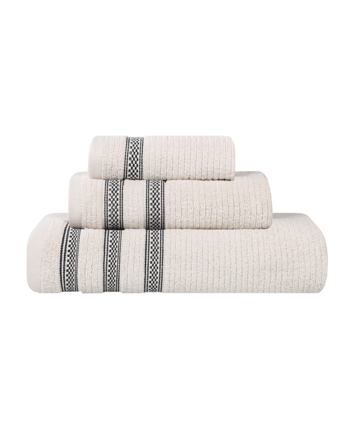 Click here for Superior Brea Zero Twist Cotton Ribbed Geometric B... prices