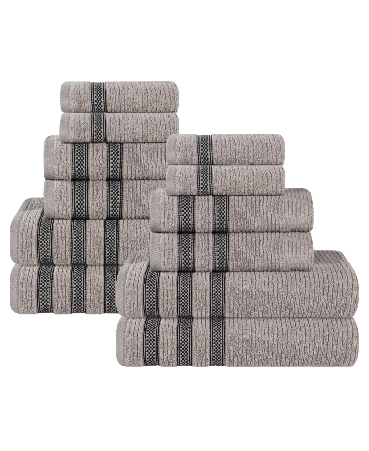 Click here for Superior Brea Zero Twist Cotton Ribbed Geometric B... prices