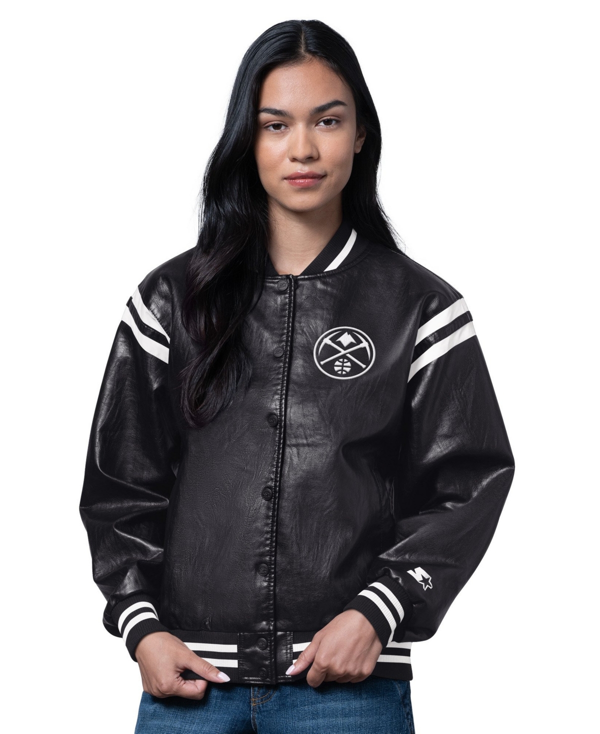 Click here for Starter Womens Black Denver Nuggets High Heat Leat... prices