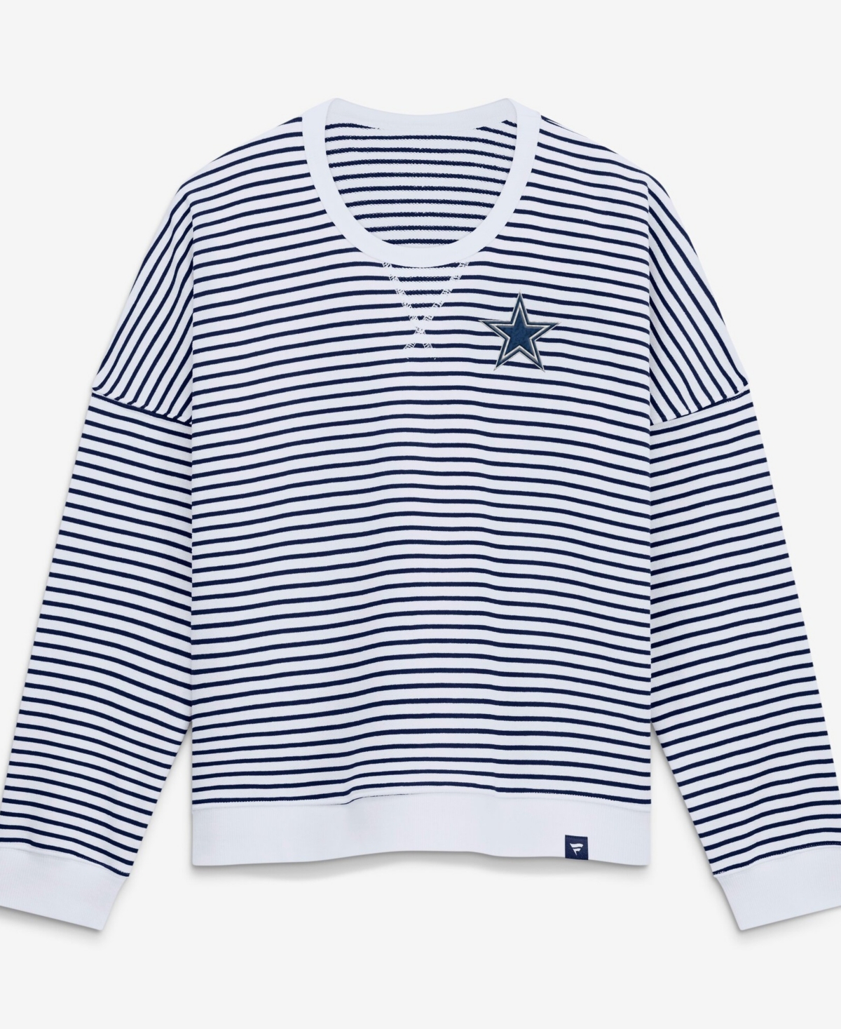 Click here for Fanatics Womens White/Navy Dallas Cowboys Striped... prices
