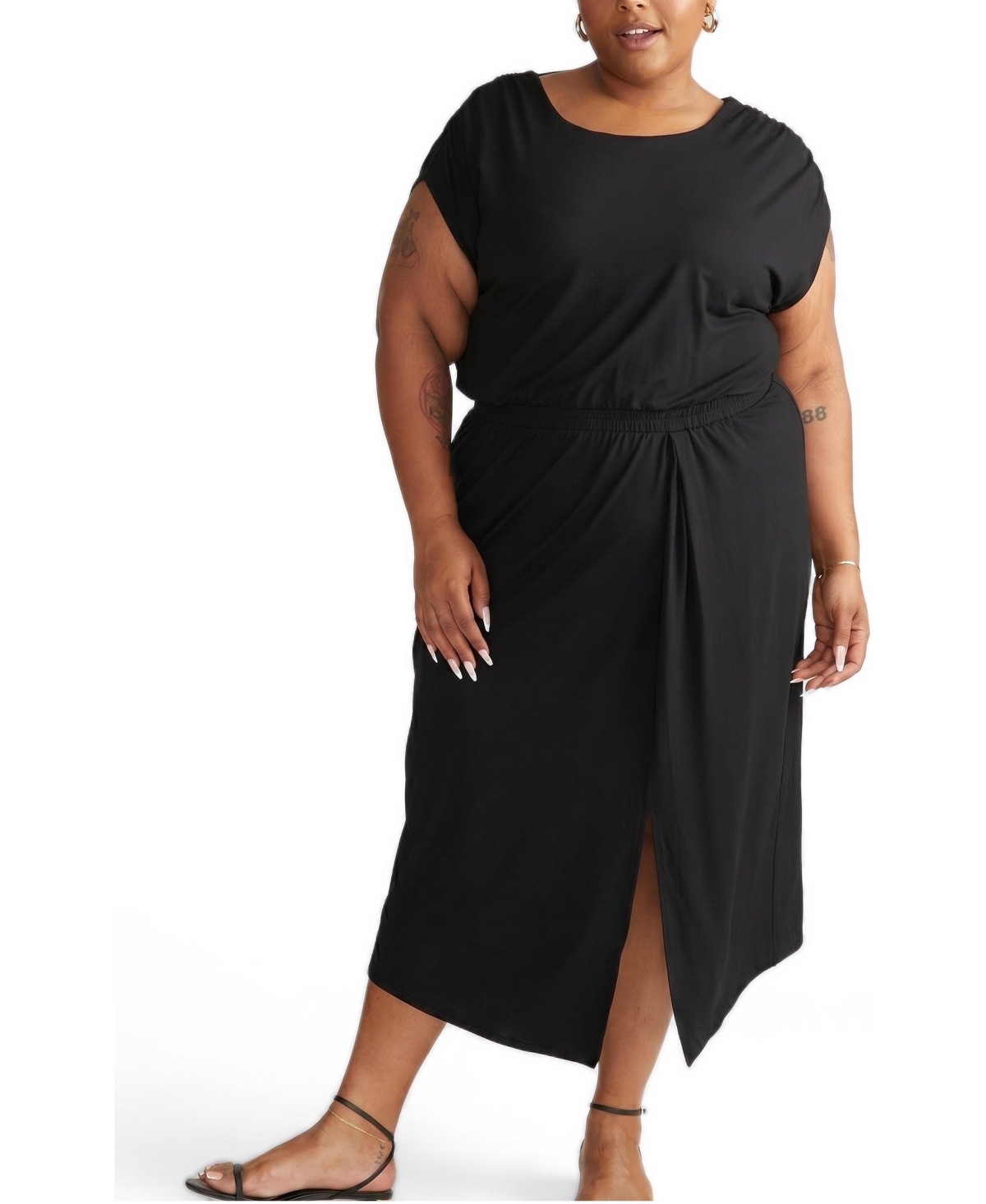 Click here for Universal Standard Plus Size Havana Divine Jersey... prices