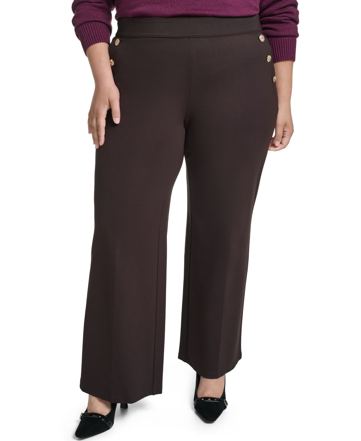 Click here for Karl Lagerfeld Paris Plus Size Compression Sailor... prices