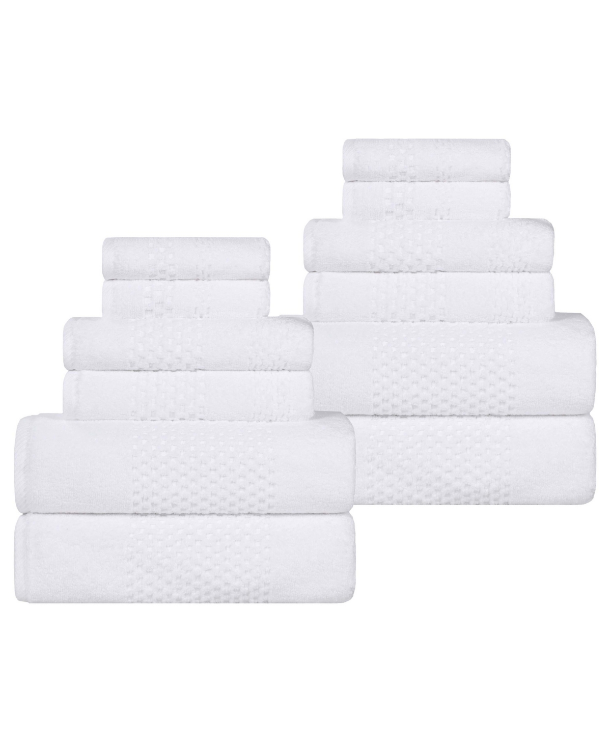 Click here for Superior Playa Cotton 12-Piece Towel Set - White prices
