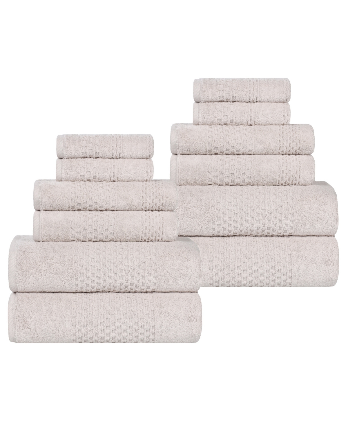 Click here for Superior Playa Cotton 12-Piece Towel Set - Silver prices