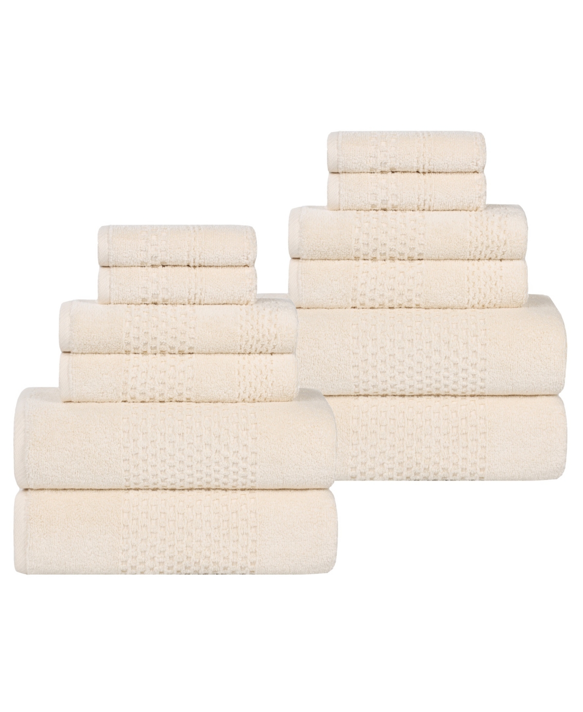 Click here for Superior Playa Cotton 12-Piece Towel Set - Ivory prices