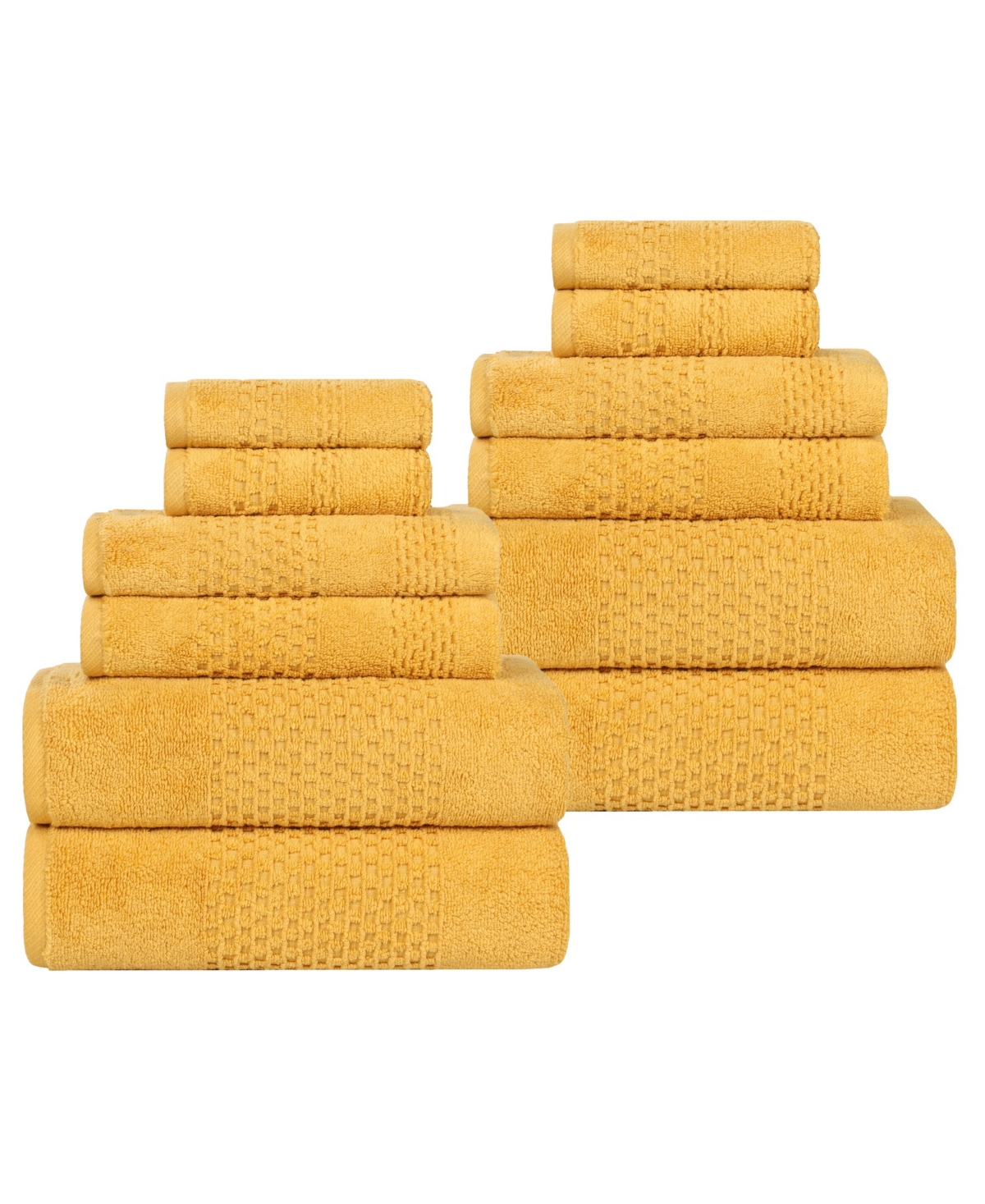 Click here for Superior Playa Cotton 12-Piece Towel Set - Gold prices