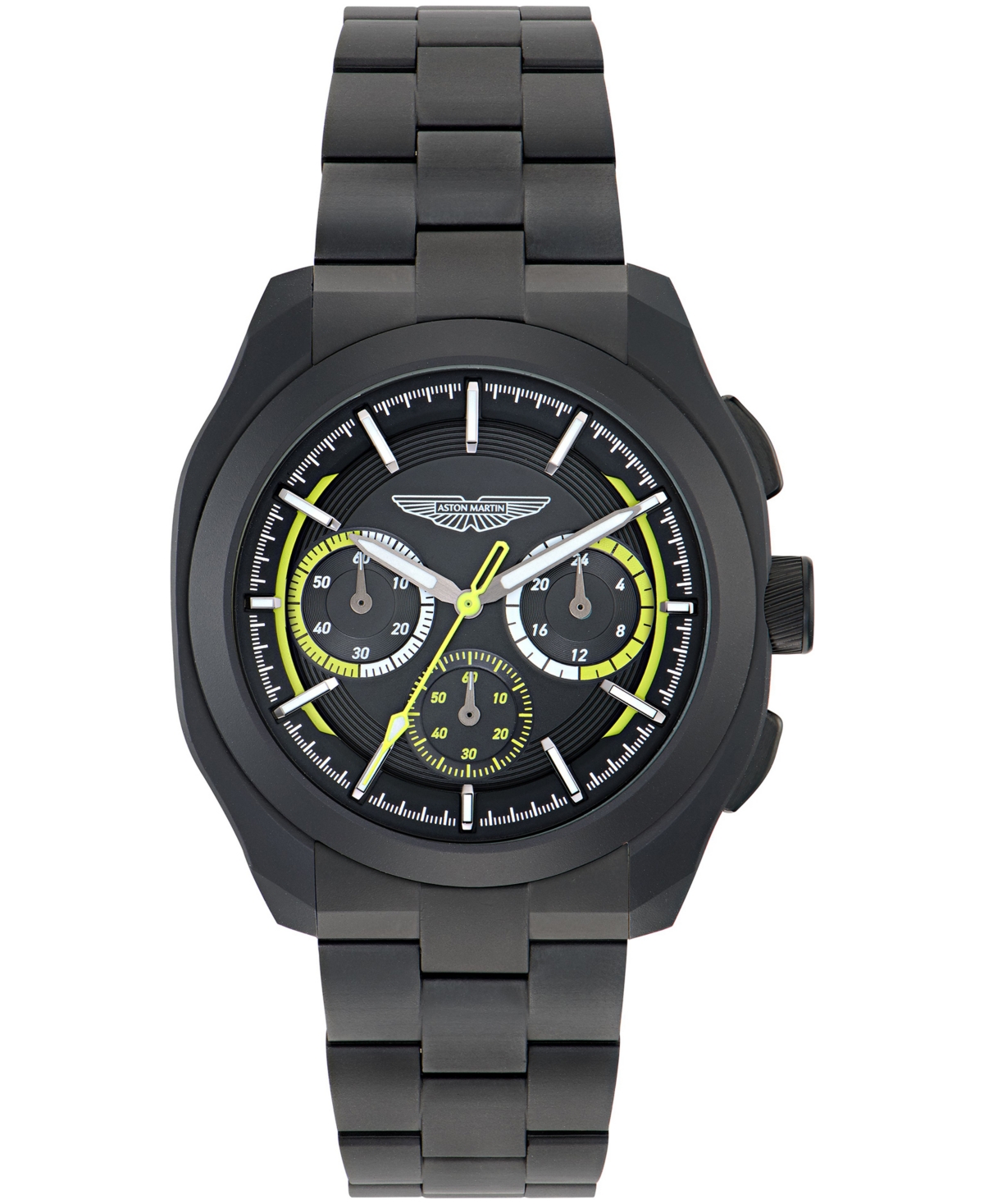 Click here for Aston Martin Mens Quartz Three-Hand Black ceramic... prices
