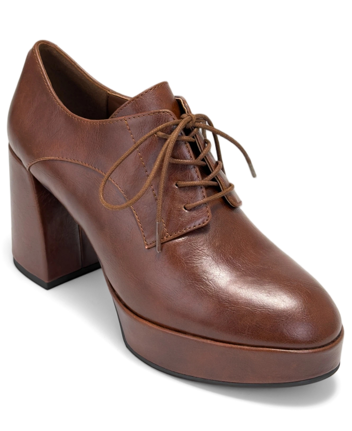Click here for Aerosoles Womens Zeya Tailored Oxford Heeled Platf... prices